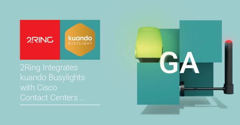 2Ring integrates kuando Busylights with Cisco CCTRs - 2Ring